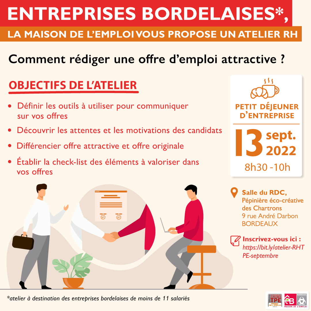 Atelier RHTPE - Comment rédiger une offre d'emploi attractive ...